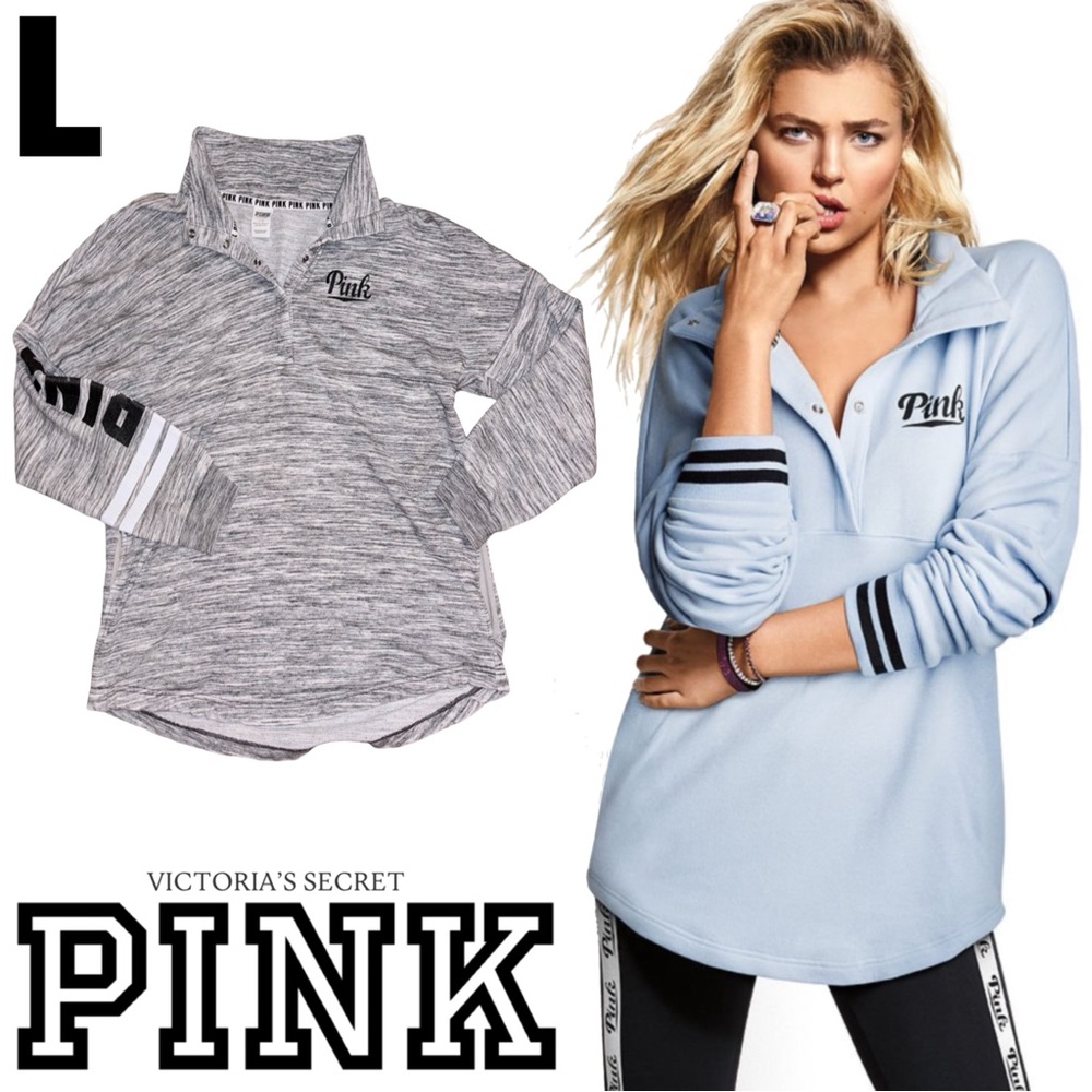 2016 Victoria’s Secret Pink Boyfriend Collared Quarte… - Gem